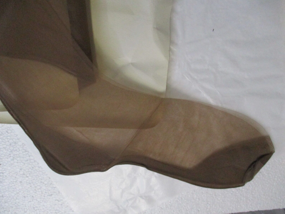 1PR VINTAGE PENNY'S DARK SEAMED FULL FASH FLAT KNIT NYLON STOCKINGS 9 1 ...