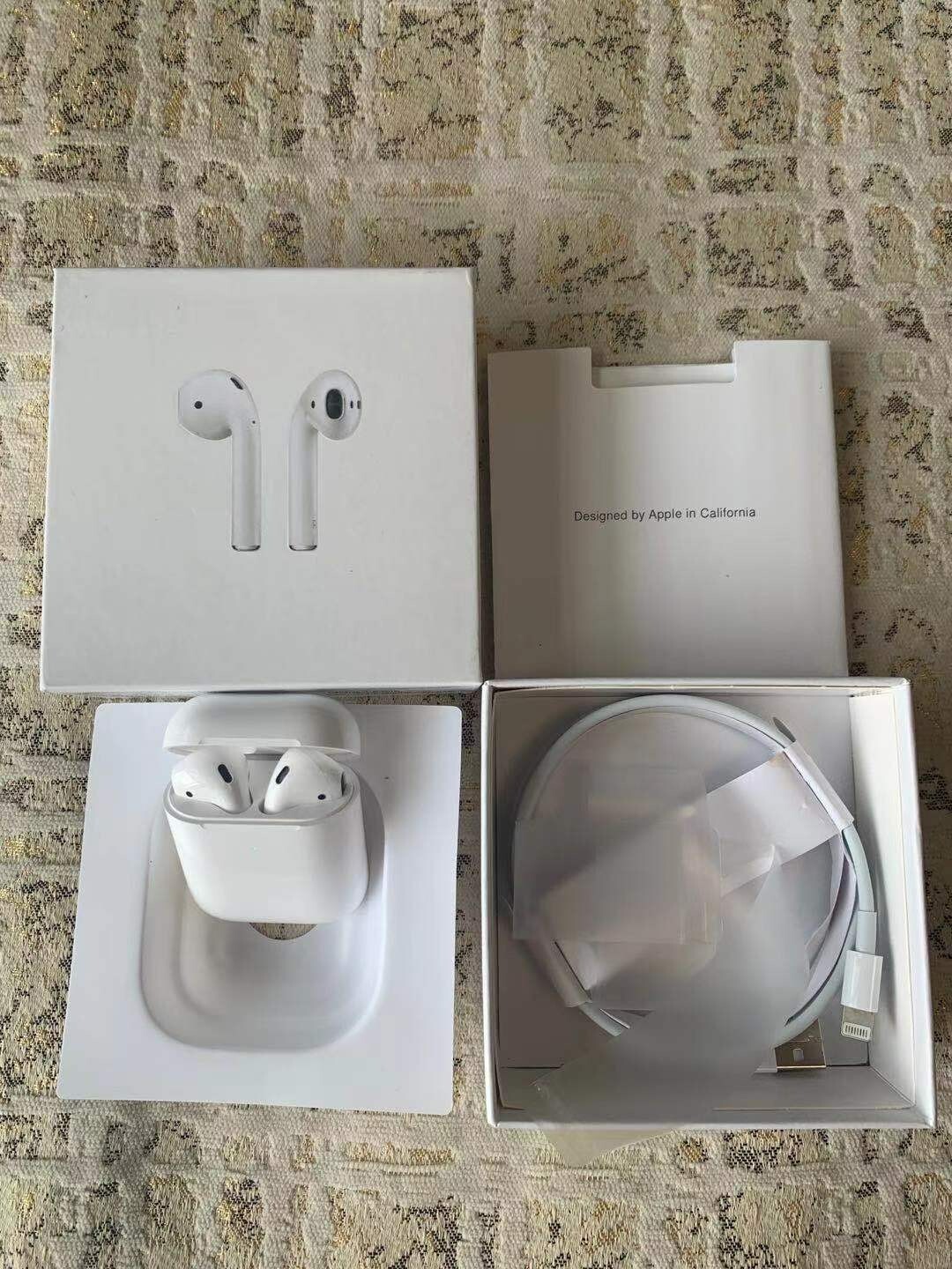 Apple Airpods 2nd Gen Bluetooth Earbuds Earphone Headset & Charging ...