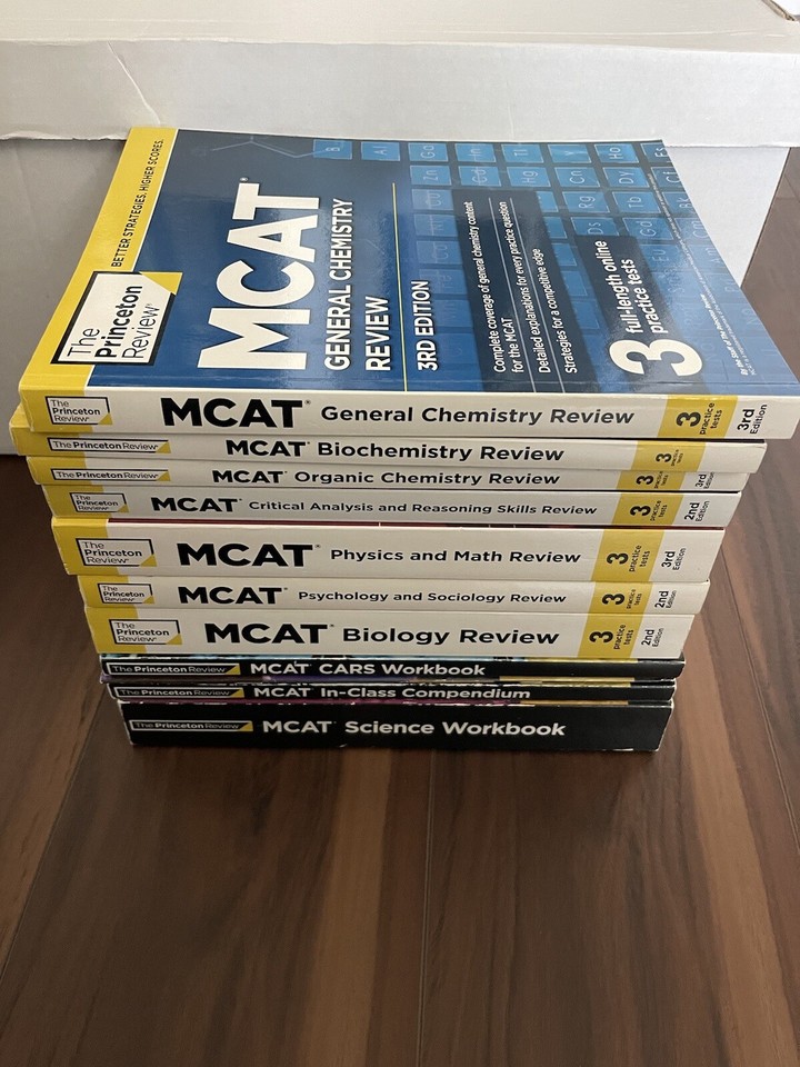 MCAT Prep Books Bundle (Princeton Review) | eBay