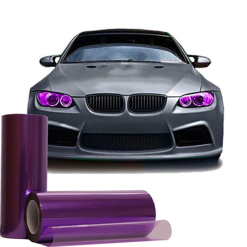 Tint Headlight Film Purple Car Light Vinyl Sticker Windshield ...