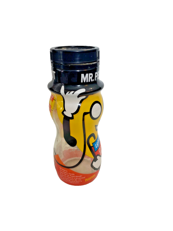 Planters Peanuts Mr. Peanut Glass Jar Top Hat Container First Edition ...