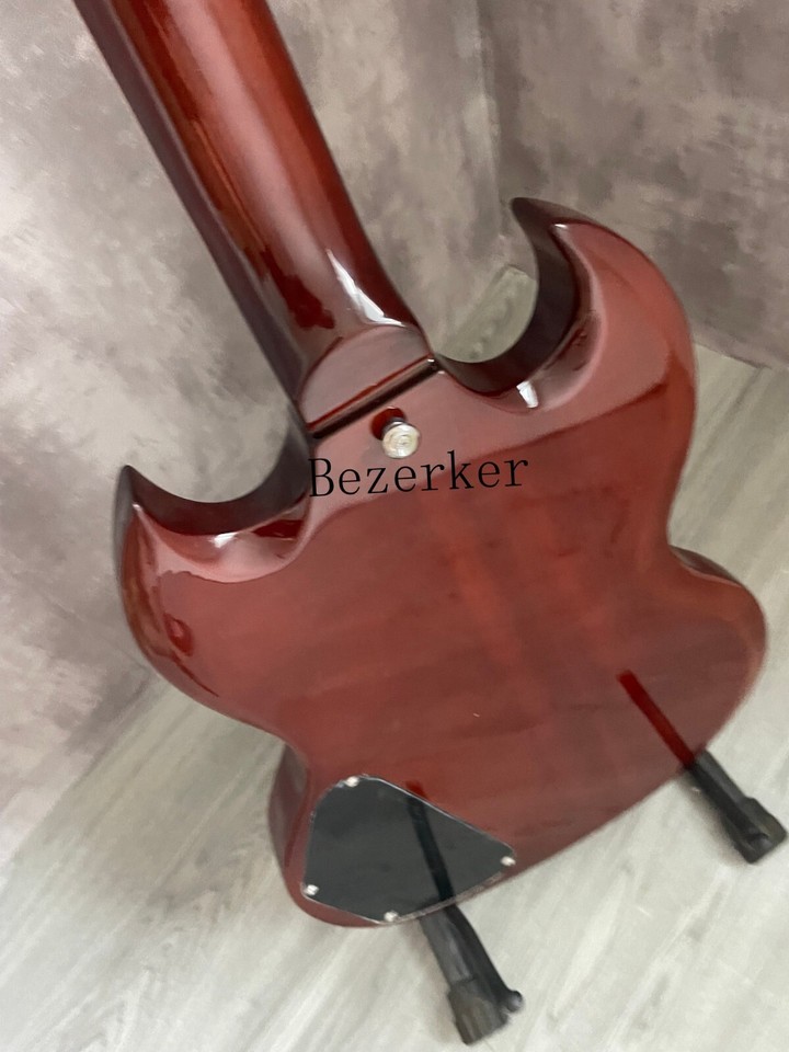 Custom SG Model G400 Wine Red Electric Guitar Vibrato System 2 Pickups ...