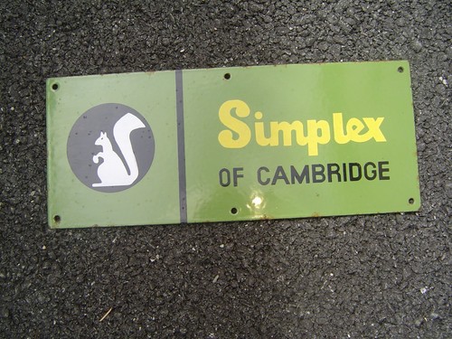 SIMPLEX OF CAMBRIDGE Milking Machine Enamel Sign 14.5" x 6" | eBay UK