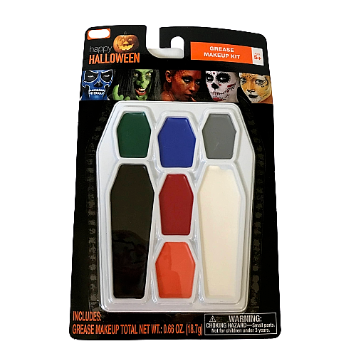 Halloween Grease Makeup Kit Colored Face Paint Set Clown Monster ...