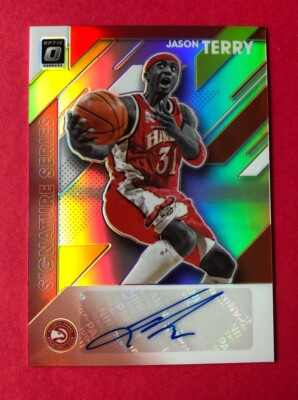 2019-20 Donruss Optic Jason Terry Autograph Silver Prizm Signature ...