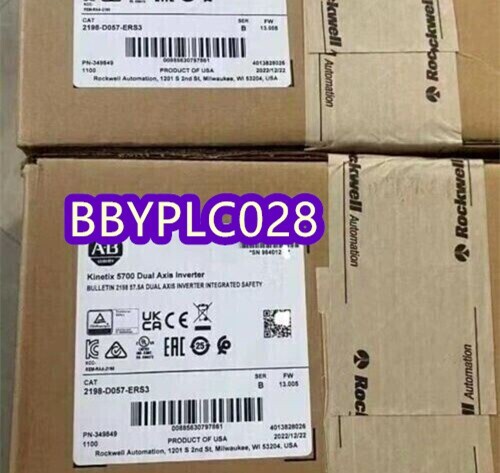New Sealed AB 2198-D057-ERS3 /B Kinetix 5700 Dual Axis Inverter 2198 ...