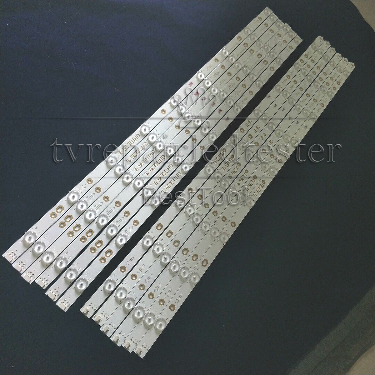 Vizio TVs Full 12-Piece LED Backlight Strip Kit (LB70006) For Vizio E70 ...