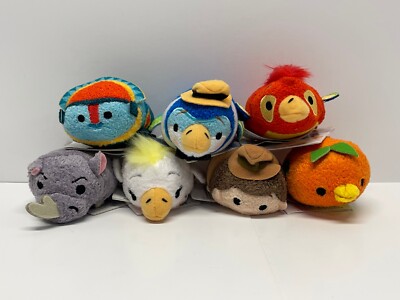 DISNEY PARKS TSUM TSUM PLUSH ADVENTURELAND ORANGE BIRD JUNGLE CRUISE 7 ...