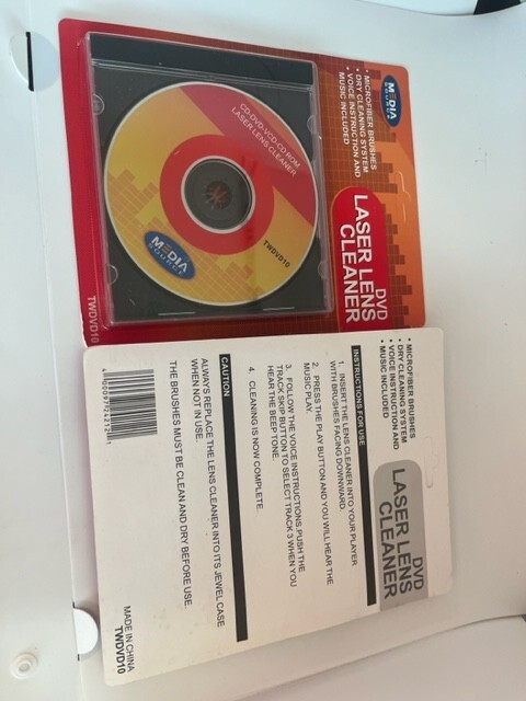 2 PCS MEDIA SOURCE NEW CD/DVD/VCD/CD-ROM LASER LENS CLEANER TWDVD10 | eBay