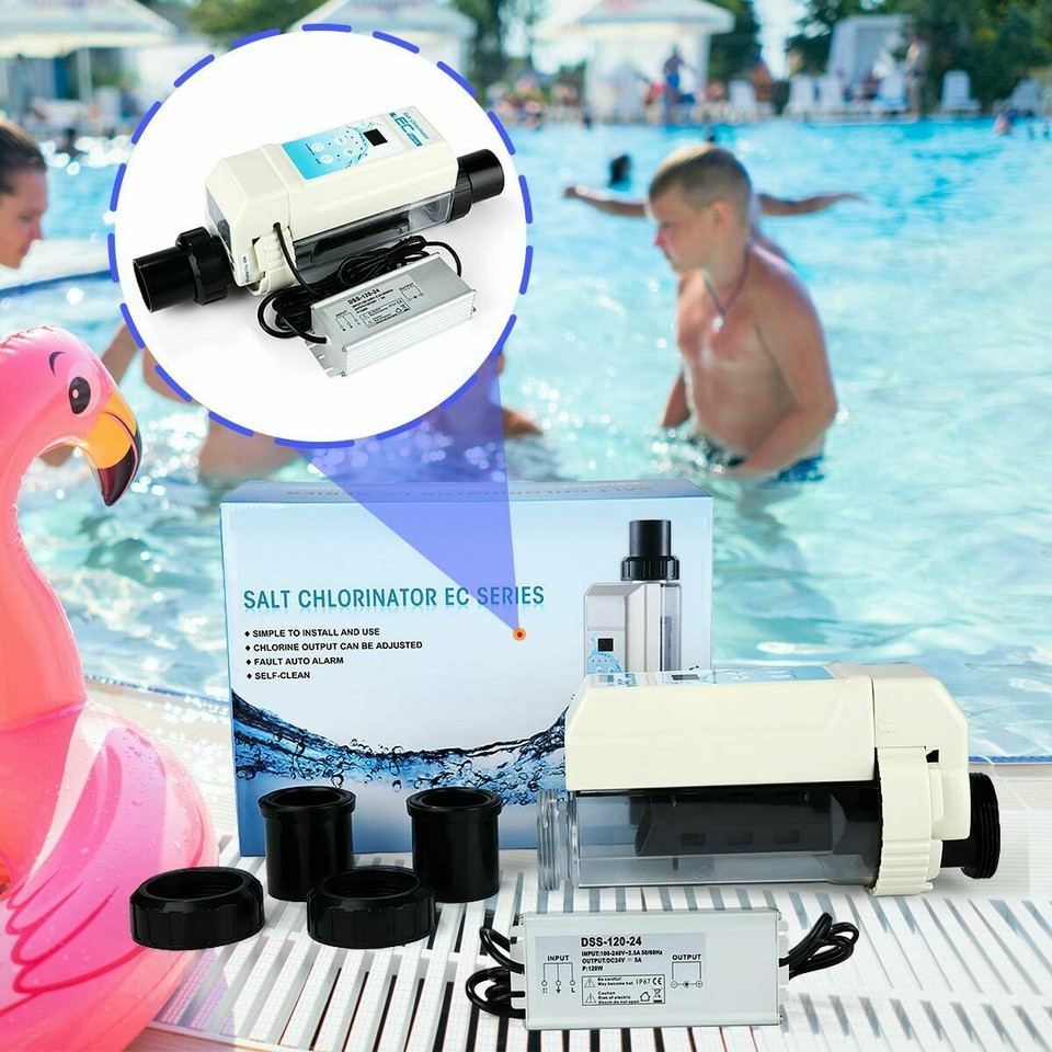 Complete Salt Water Pool Chlorine Generator System for 16000 Gallon ...
