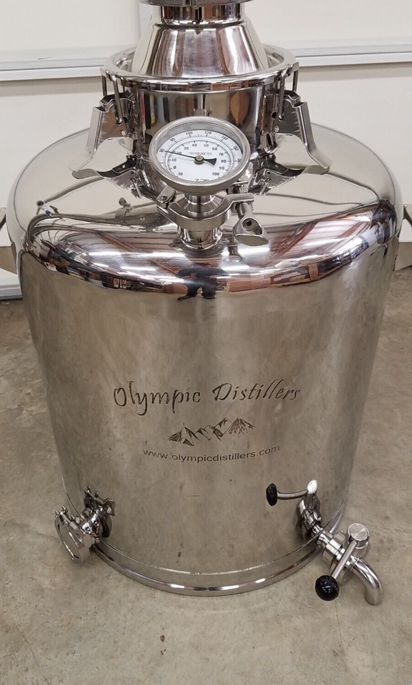 26 gallon (100L) Distilling Kettle / Boiler- Stainless Steel 304 Home ...