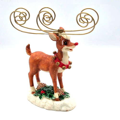 The Rudolph Company - Rudolph The Red Nosed Reindeer Resin Card Photo ...