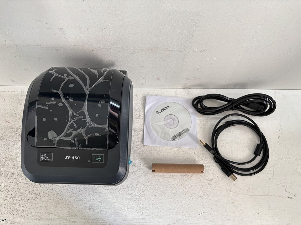 Zebra ZP450 Direct Thermal Label Shipping Barcode Printer USB | eBay