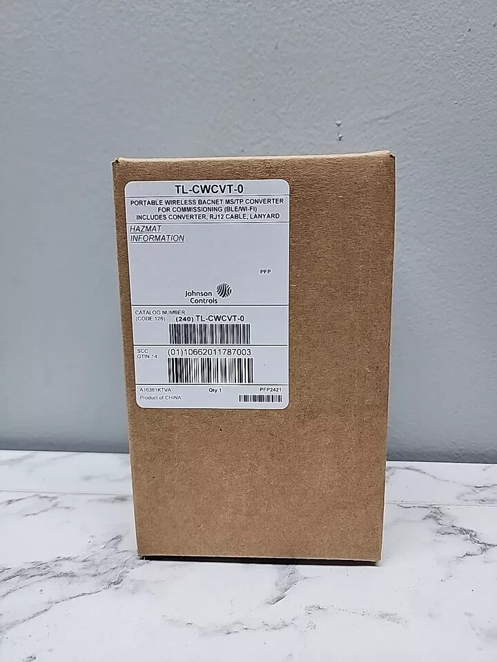 Johnson Controls TL-CWCVT-0 Wireless MS/TP Converter Portable W/ CWCVT ...