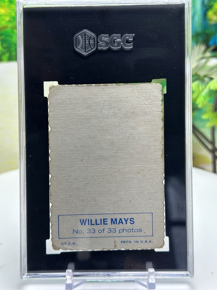 1969 Topps deckle edge Willie Mays SGC 1 | eBay