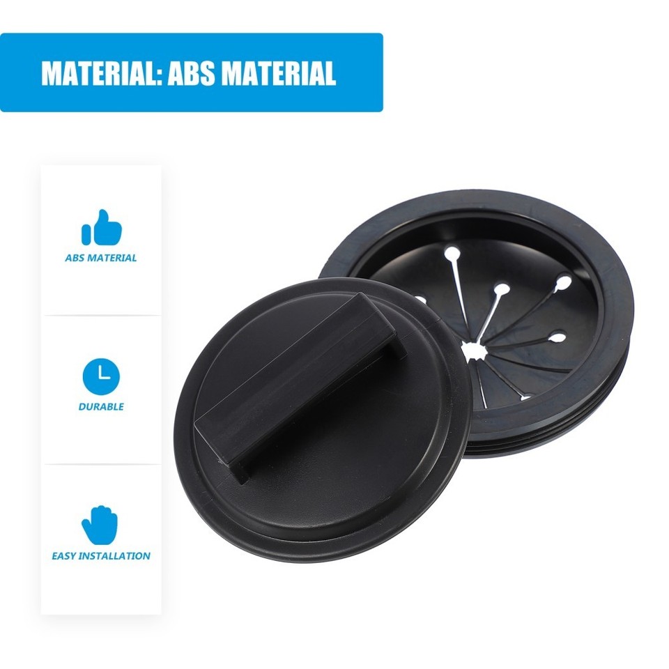 2Pcs Kitchen Food Waste Disposal Splash Guard and Sink Drain Plug ...