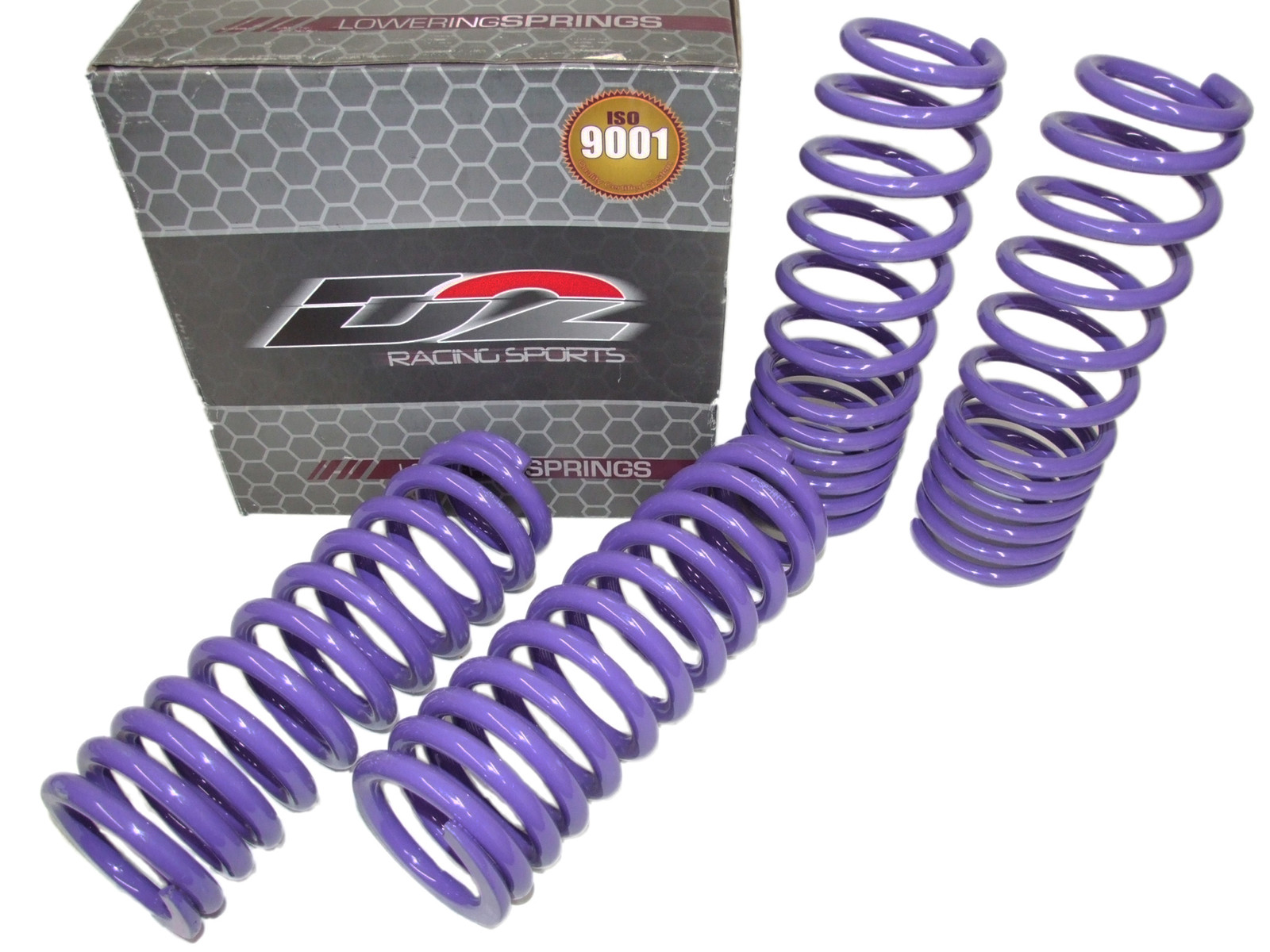 D2 Racing Lowering Springs for 94-01 Integra DC2 & 92-00 Civic EG EK ...
