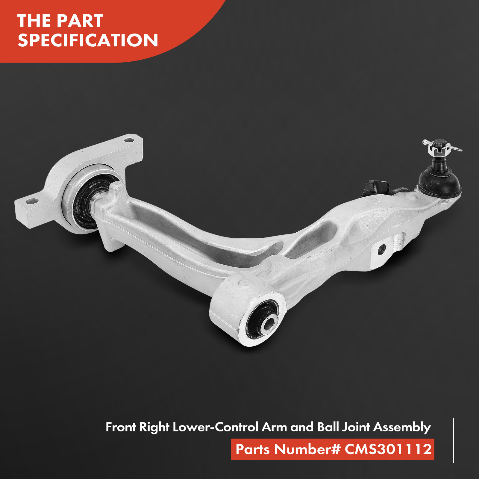 Front Right Lower Control Arm & Ball Joint Assembly for INFINITI EX35 ...