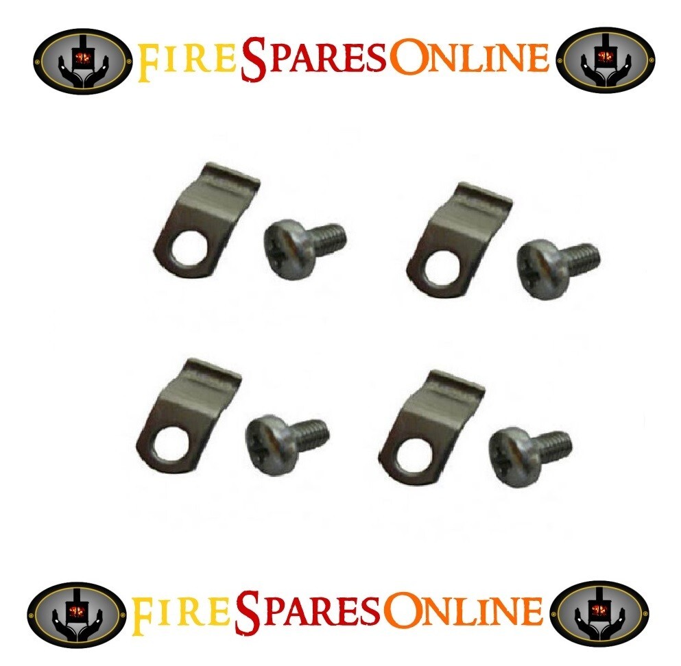 Morso Stove Glass Clips & Screws Set of 4 to Fit Morso Stoves, All ...