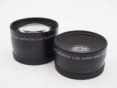 Digital High Definition 2.2x Telephoto + 0.43x Super Wide Macro Japan ...
