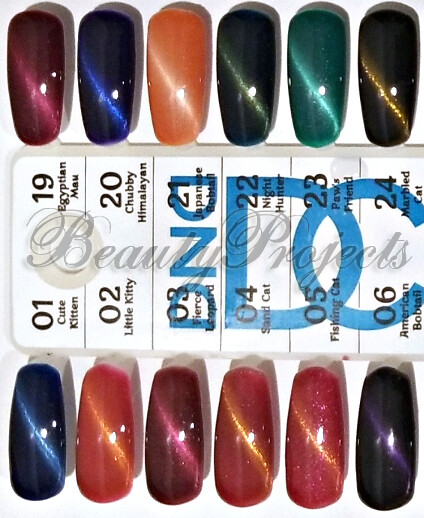 DND DC Cat Eyes Japanese Bobtail 21 LED/UV DND Gel Polish .6oz Magnetic ...