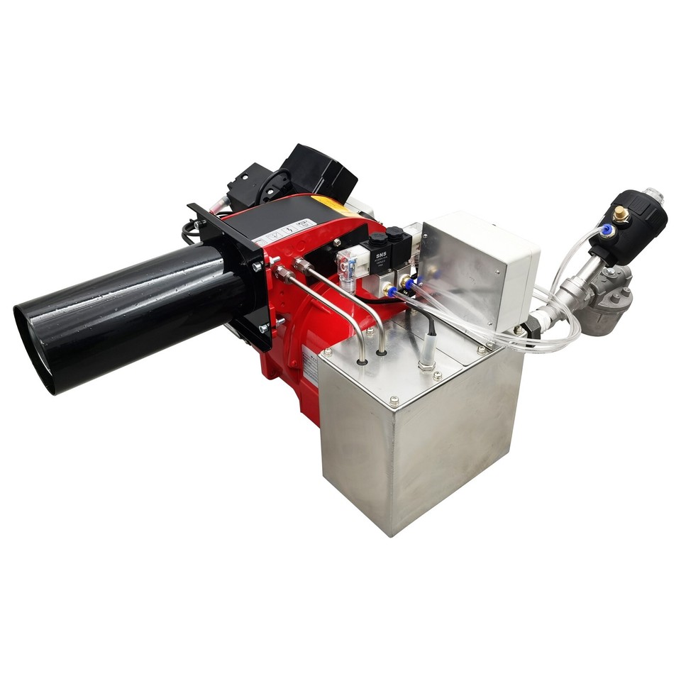 Waste Oil Diesel Oil Heater Combustion Engine Air Atomizing Burner 220V ...