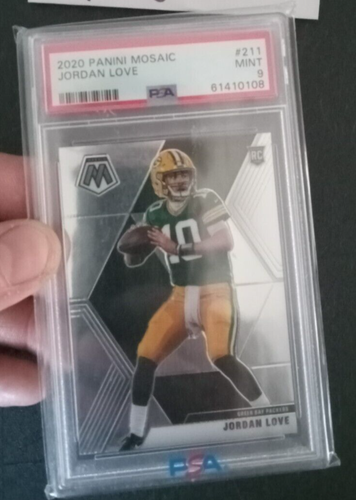2020 Jordan Love Mosaic Rookie Card PSA 10 GEM MT | eBay