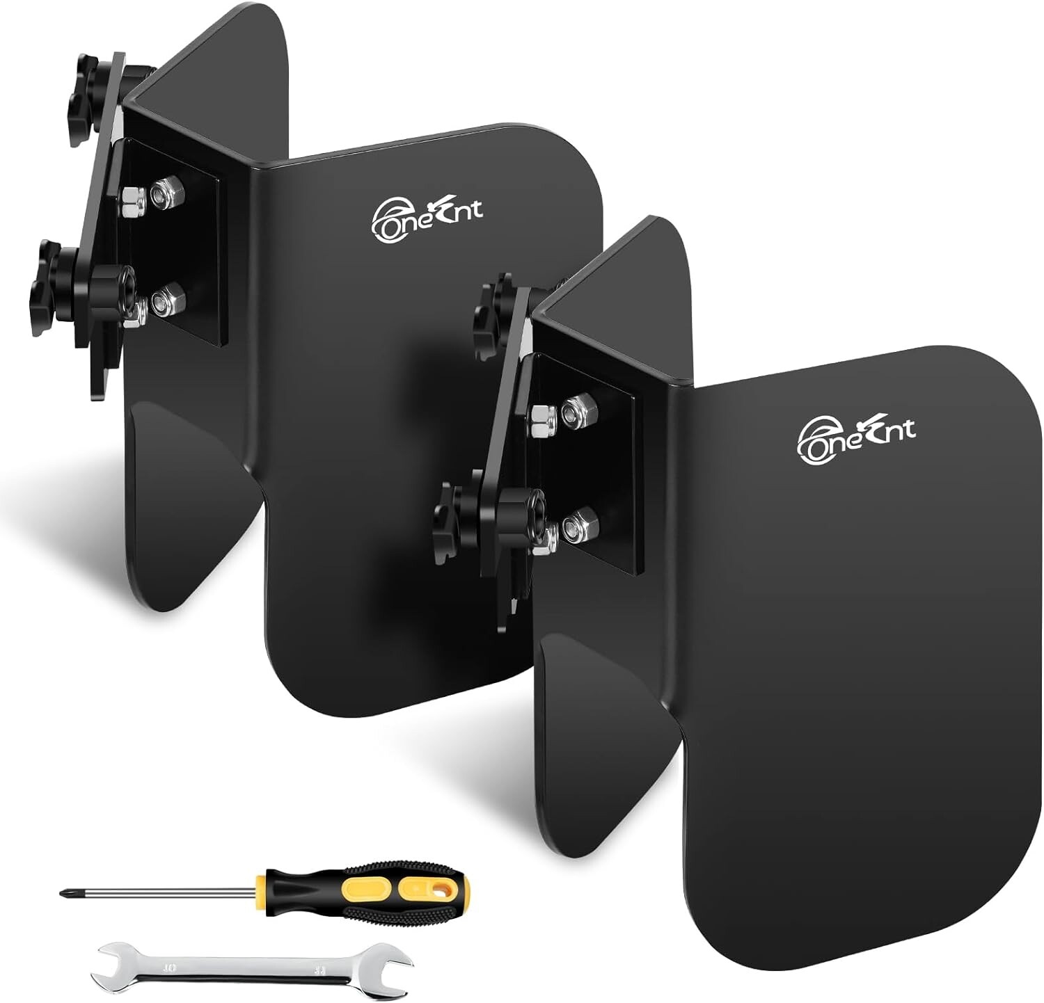 2 Pack L-Track Motorcycle Wheel Chocks Adjustable Angles | eBay