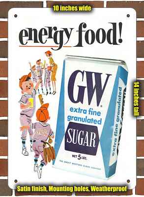 Metal Sign - 1963 Great Western Sugar- 10x14 inches | eBay
