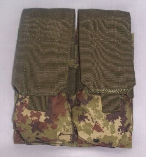 Double Magazine Pouch 2 Slots Camouflage Cordura Ripstop M.O.L.L.E ...
