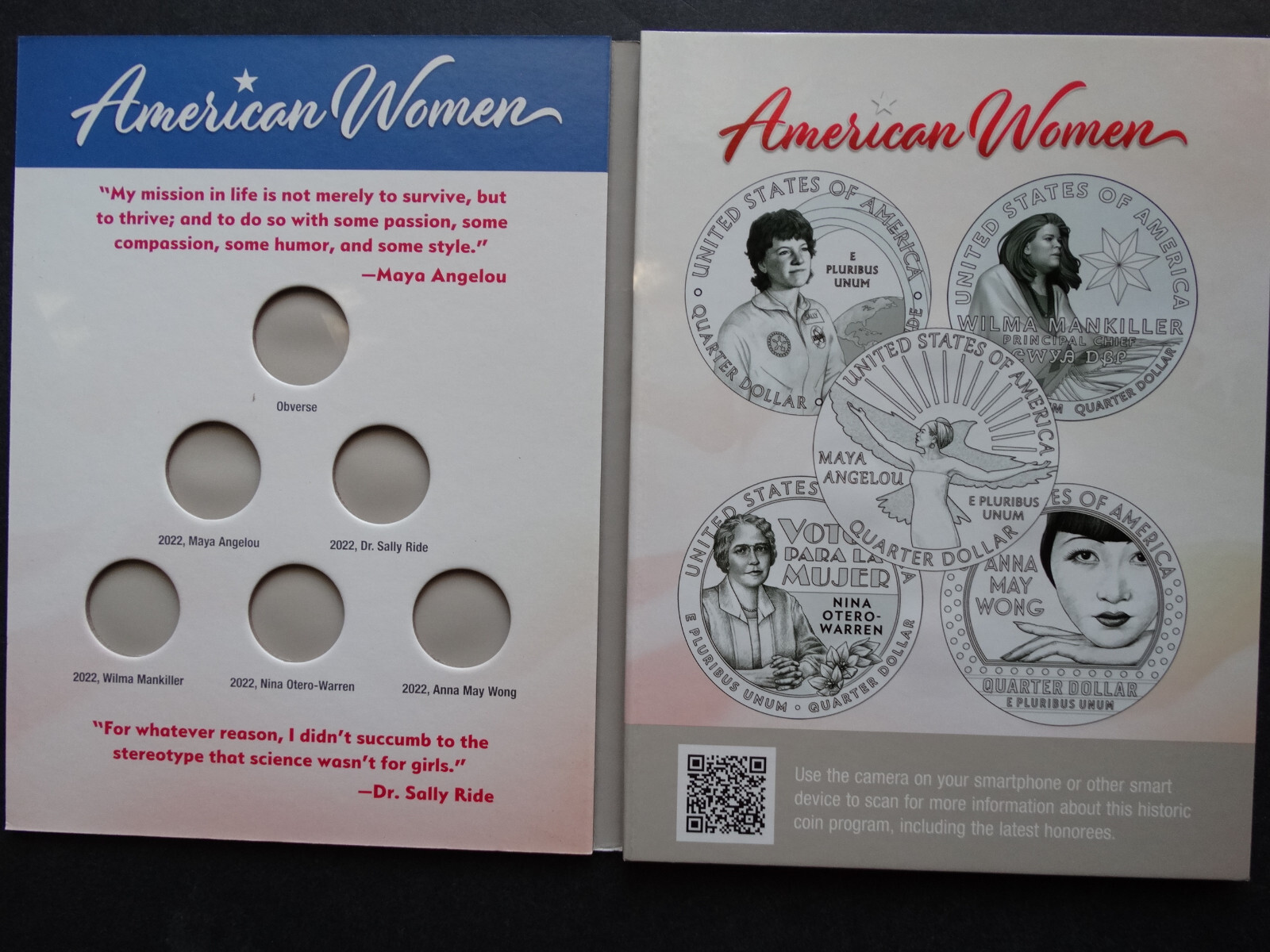 Whitman American Women Quarters Coin Folder 2022-2025 Album Book | eBay