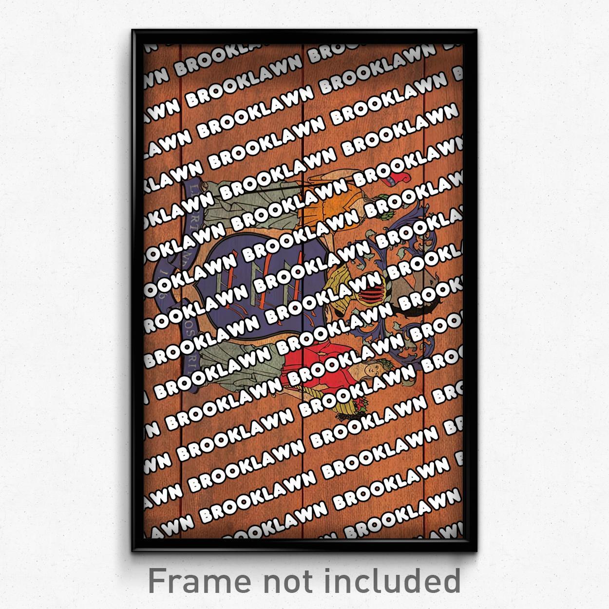 Brooklawn New Jersey Poster (NJ City Souvenir 11x17 Town Print) | eBay