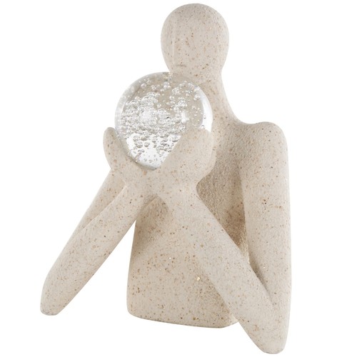 Polystone People Decorative Sculpture Abstract Textured Home Decor ...