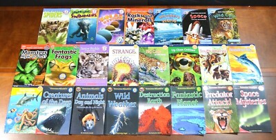Lot 23 Science Readers Level 1-3 Animals Weather Teacher Homeschool S9 ...