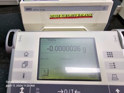 METTLER TOLEDO UMX2 Ultra-Micro Balance. Excellent working condition ...