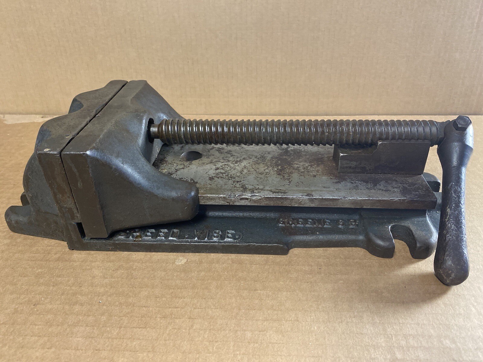 Vintage Cardinal Speed Vise 6B, 6" Jaws, 6-1/4" Jaw Opening, Made in ...