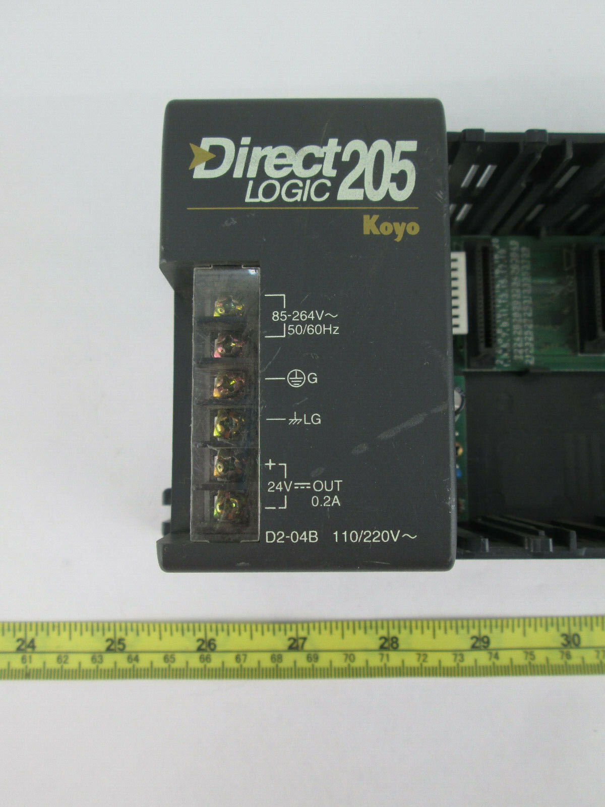 Koyo Automation Direct Logic 205 D2-04B 4 Slot Rack | eBay