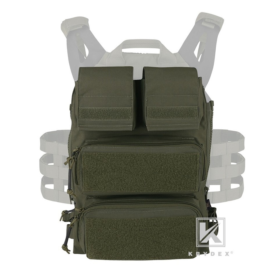 KRYDEX Tactical V2.0 Zip-on Backpack Zip Pack Green for CPC JPC2.0 ...