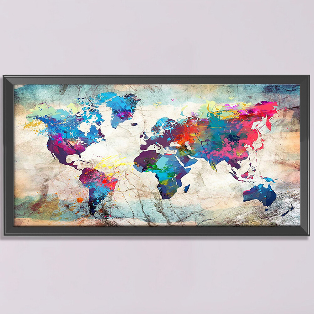 Cross Stitch Kits DIY Map 11CT Printed Embroidery 40x85cm (SZX112) | eBay