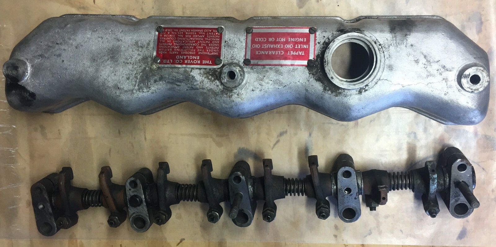 Land Rover Series 2.25L Diesel camshaft, rockers, & rocker cover | eBay
