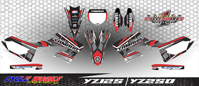 Graphics Kit for Yamaha Yz125 Yz 125 Yz250 Yz 250 2stroke Custom ...