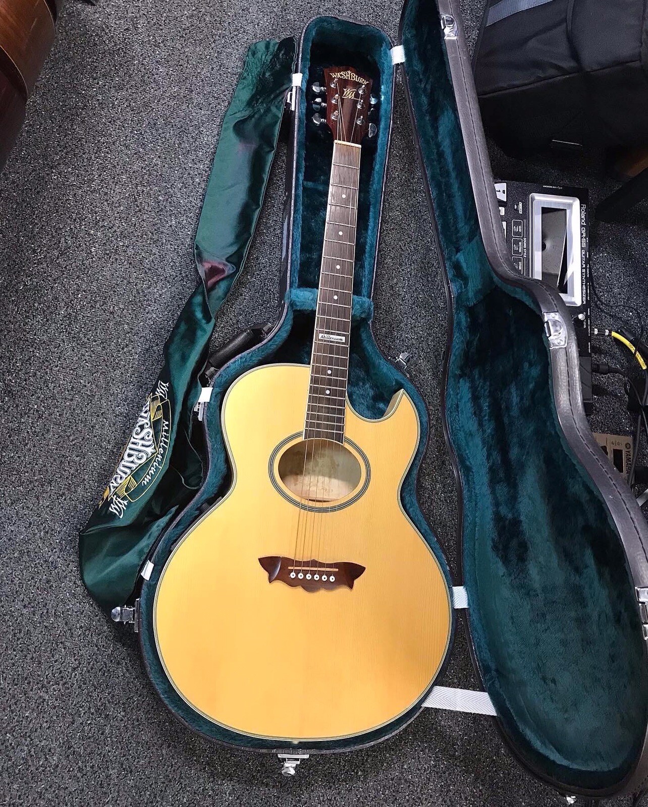 Washburn EA-2000 Millennium Edition acoustic - electric guitar 1999 ...