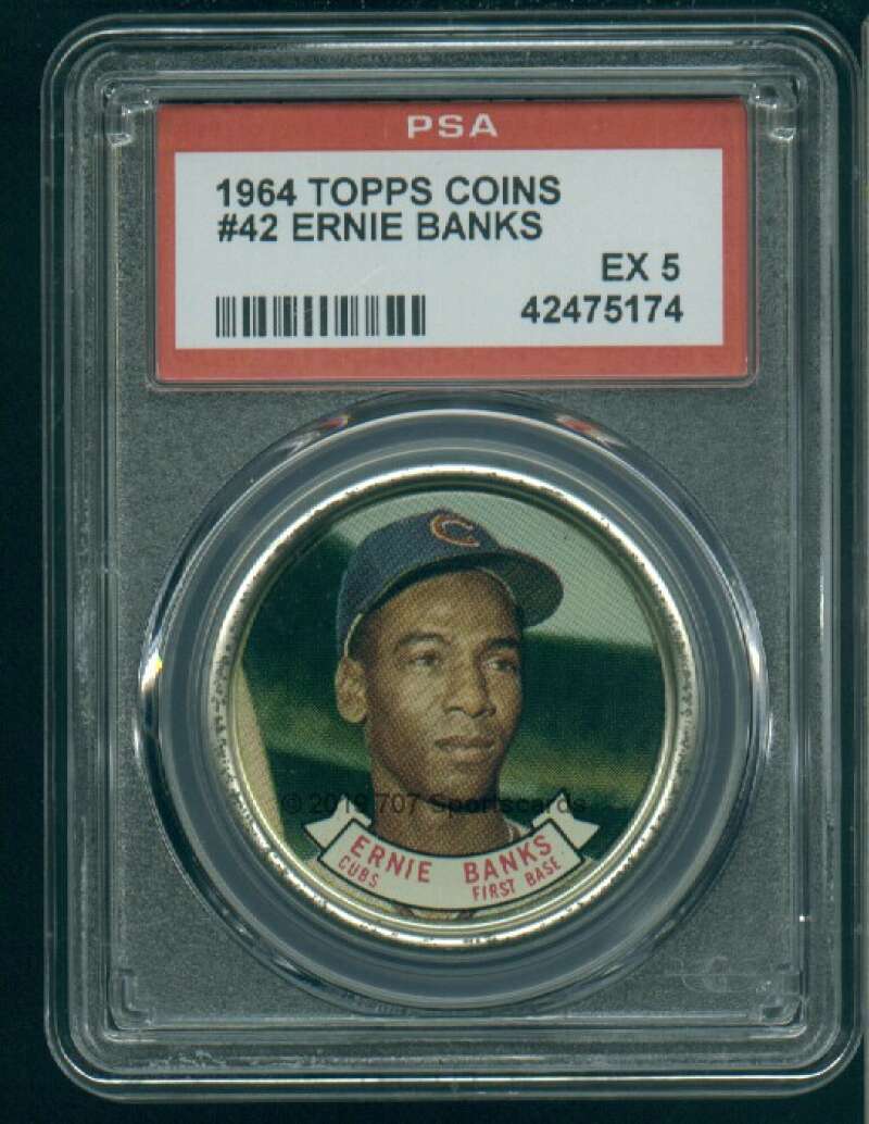 1964 Topps Coins - #42 Ernie Banks for sale online | eBay