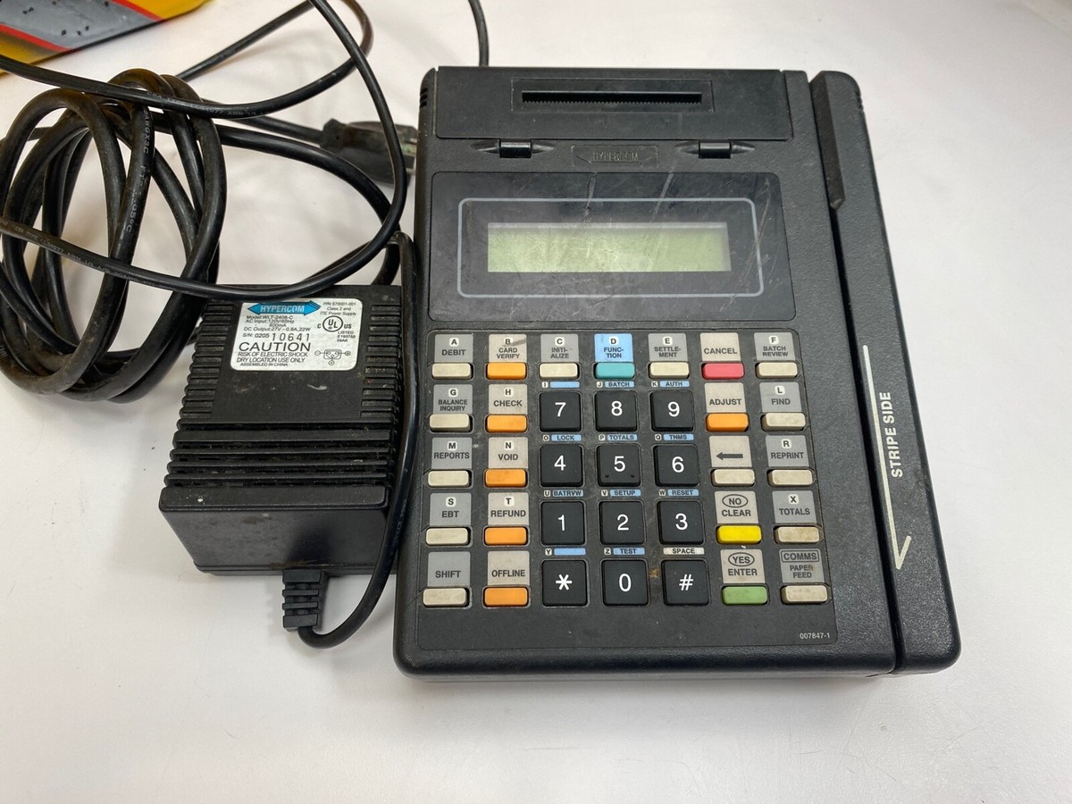 Hypercom Credit Card Machine