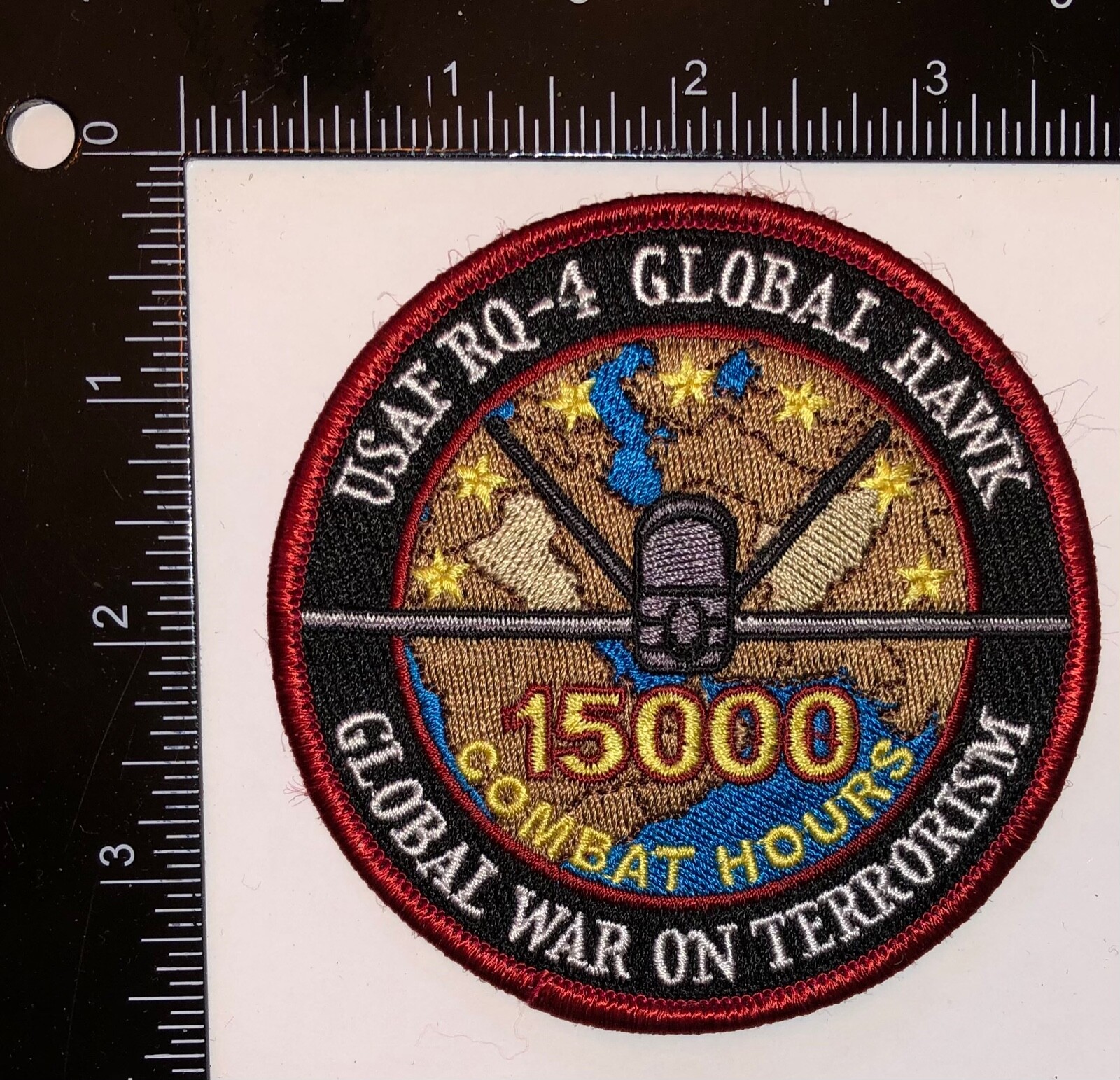 USAF RQ-4 Global Hawk 15,000 Combat Hours Global War on Terrorism GWOT ...