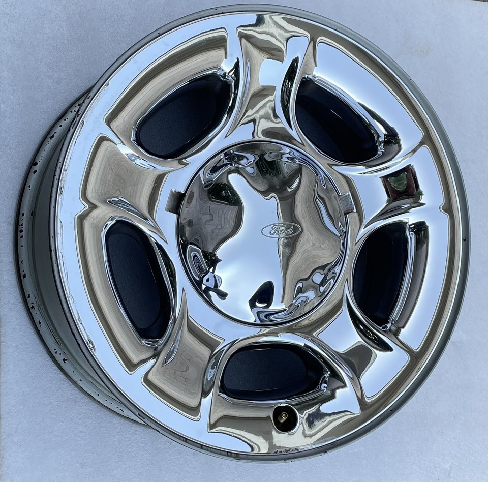 99-03 One Wheel Rim 17" Ford F150 F-150 Expedition Chrome Clad 3329 ...