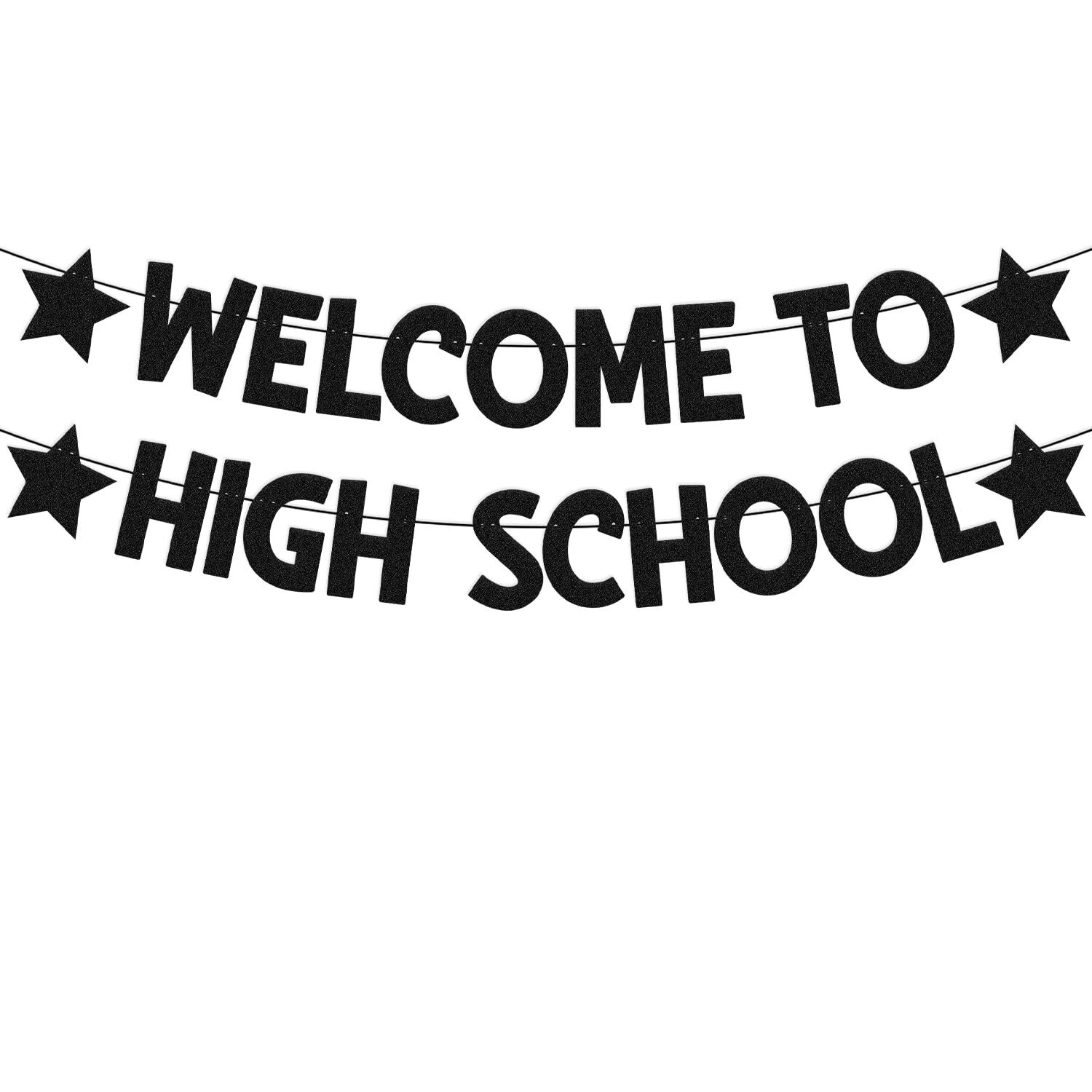 Welcome to High School Banner Back to School Decoration First Day of ...