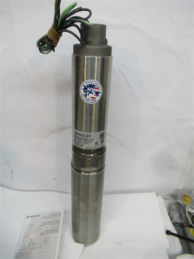 Berkeley B20P4MS07221-02 , 4" Stainless Steel Submersible Well Pump | eBay