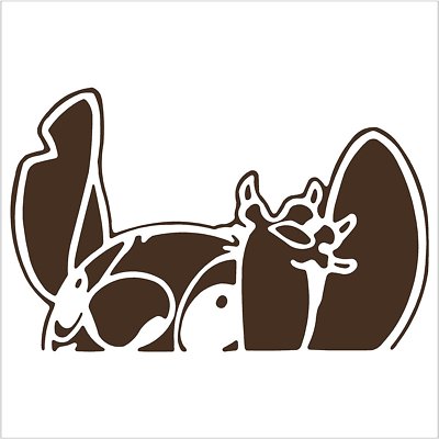 Stitch Waving Hello Car Window Truck Vinyl Decal Sticker (9.5", Brown ...