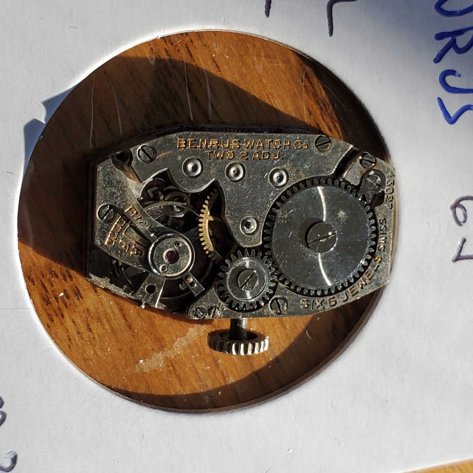 LADIES BENRUS WATCH MOVEMENT 6J M32 | eBay